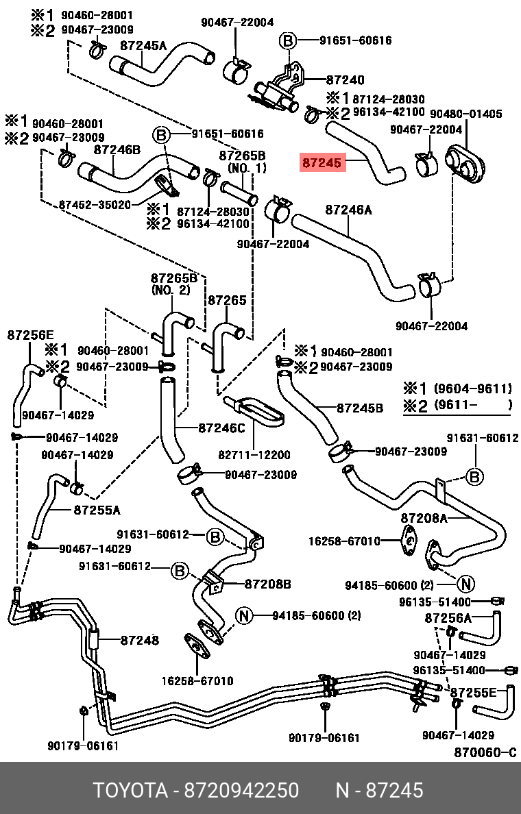 87209-42250 GENUINE TOYOTA 8720942250, HARRIER 202006-, MXUA80, MXUA85 ...