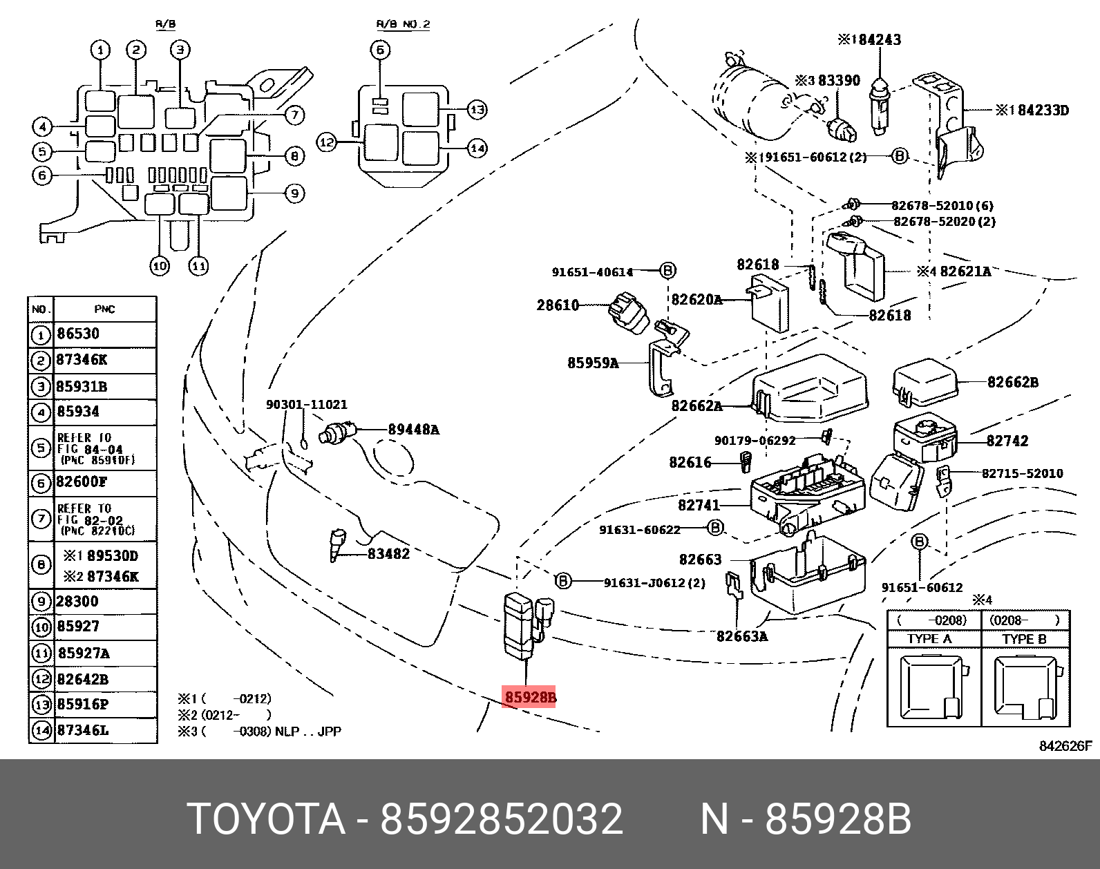 85928-52032 GENUINE TOYOTA COROLLA AXIO/ FIELDER 201204 -, RESISTOR ...