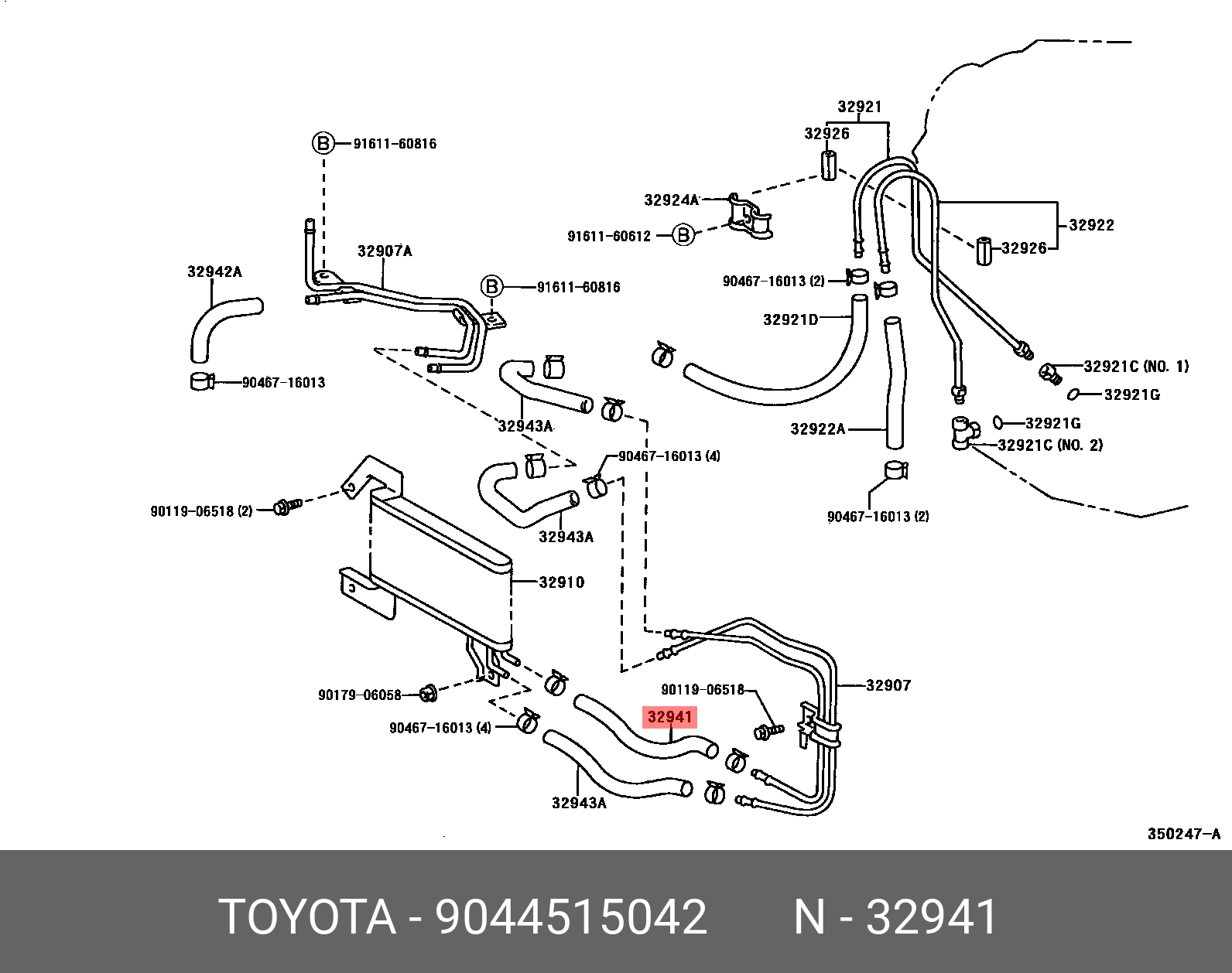 90445-15042 GENUINE TOYOTA 9044515042, PROBOX/ SUCCEED 200206-201409 ...