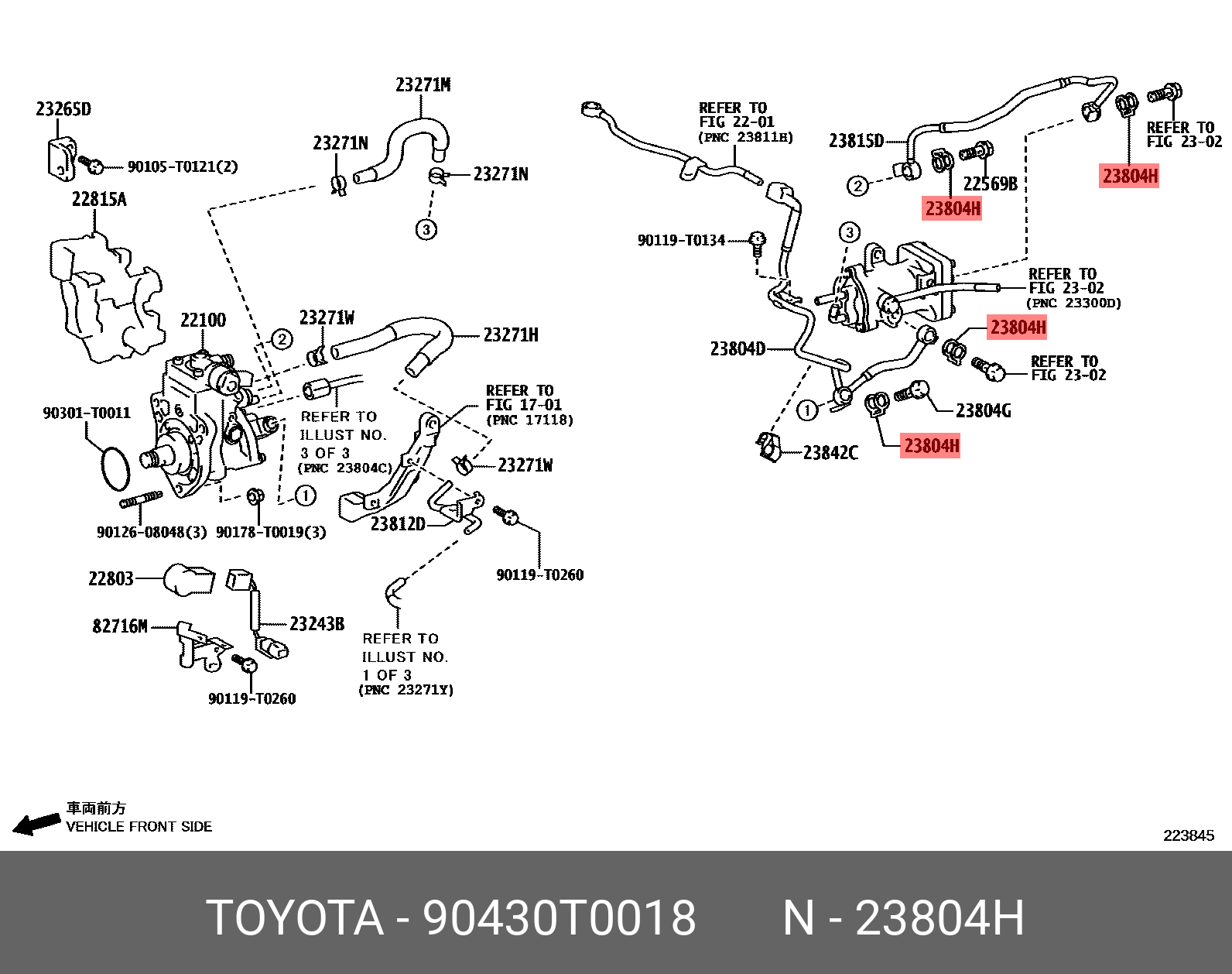 90430-T0018 GENUINE TOYOTA 90430T0018, HILUX 202108-, GUN125, GASKET ...