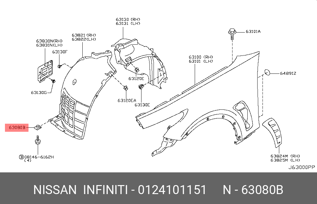 01241-01151 NISSAN NUT-SPRING