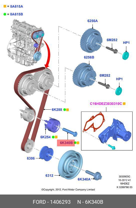 1 406 293 FORD BOLT