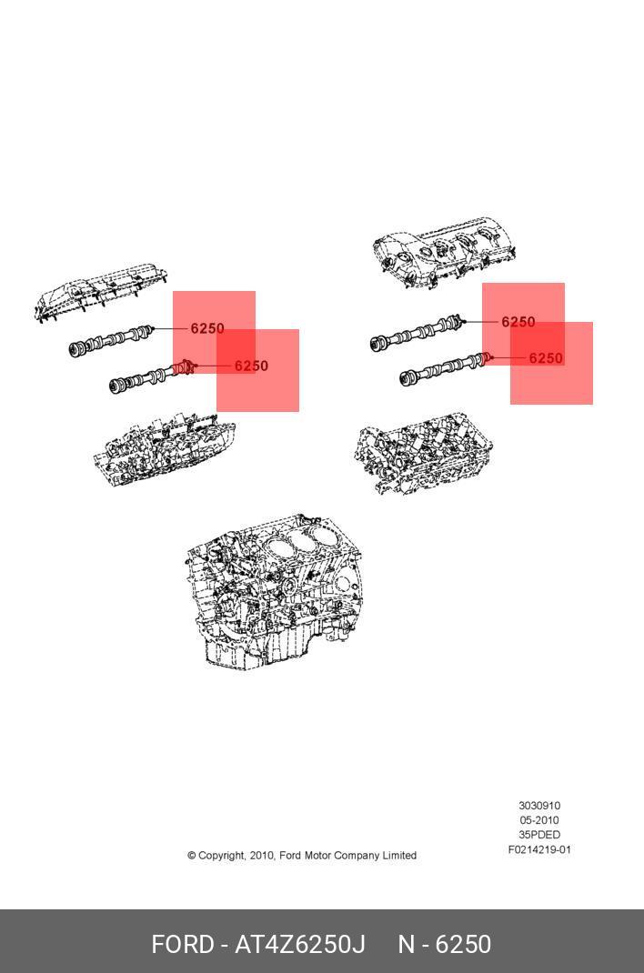 AT4Z-6250-J FORD CAMSHAFT