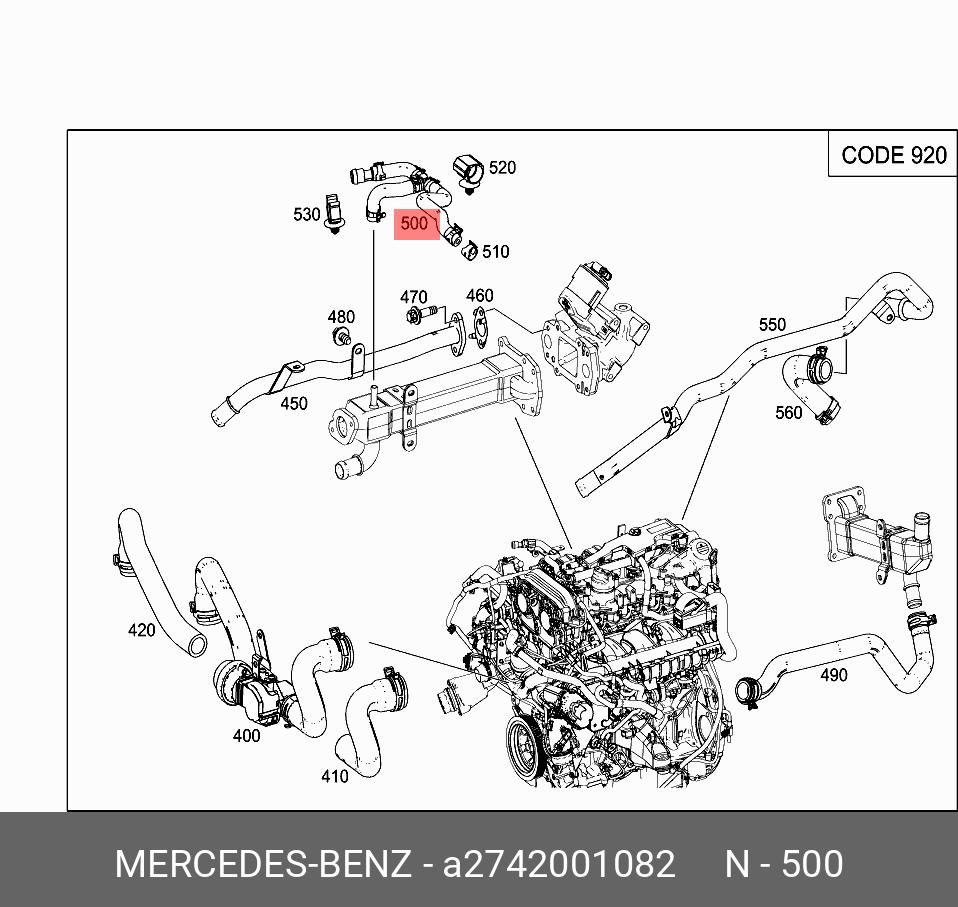 A 274 200 10 82 MERCEDES BENZ Part