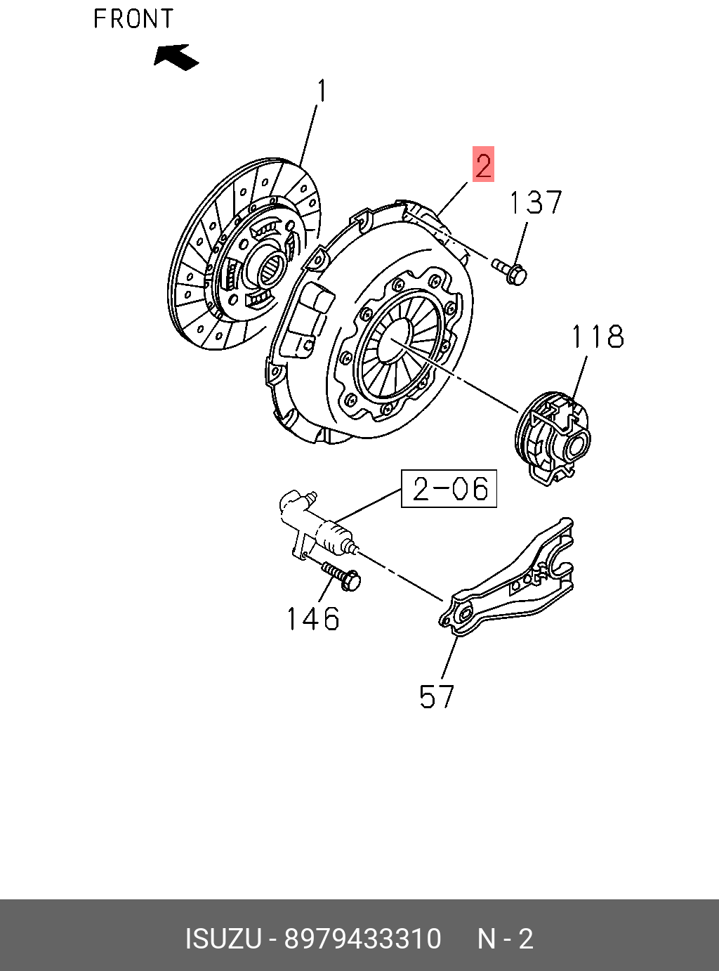 8-97943-331-0 ISUZU Clutch (set)