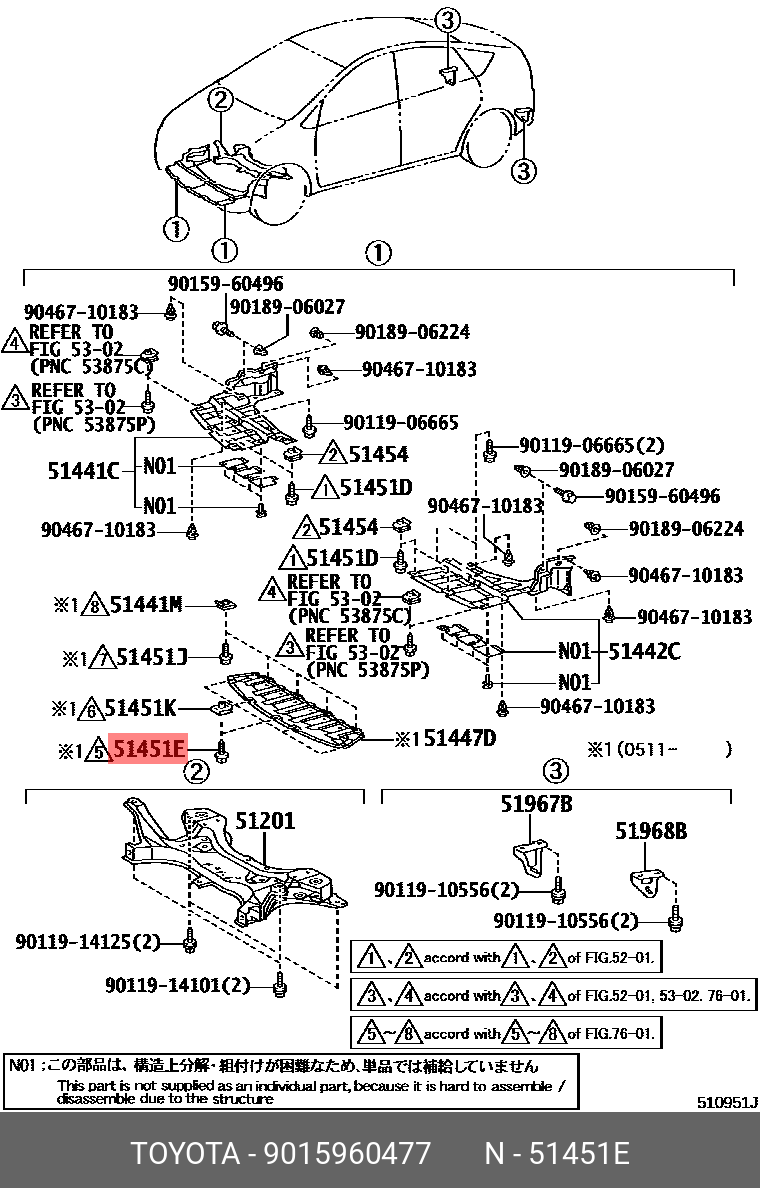 90159-60477 GENUINE TOYOTA 9015960477, COROLLA CROSS 202108 -, ZSG10 ...