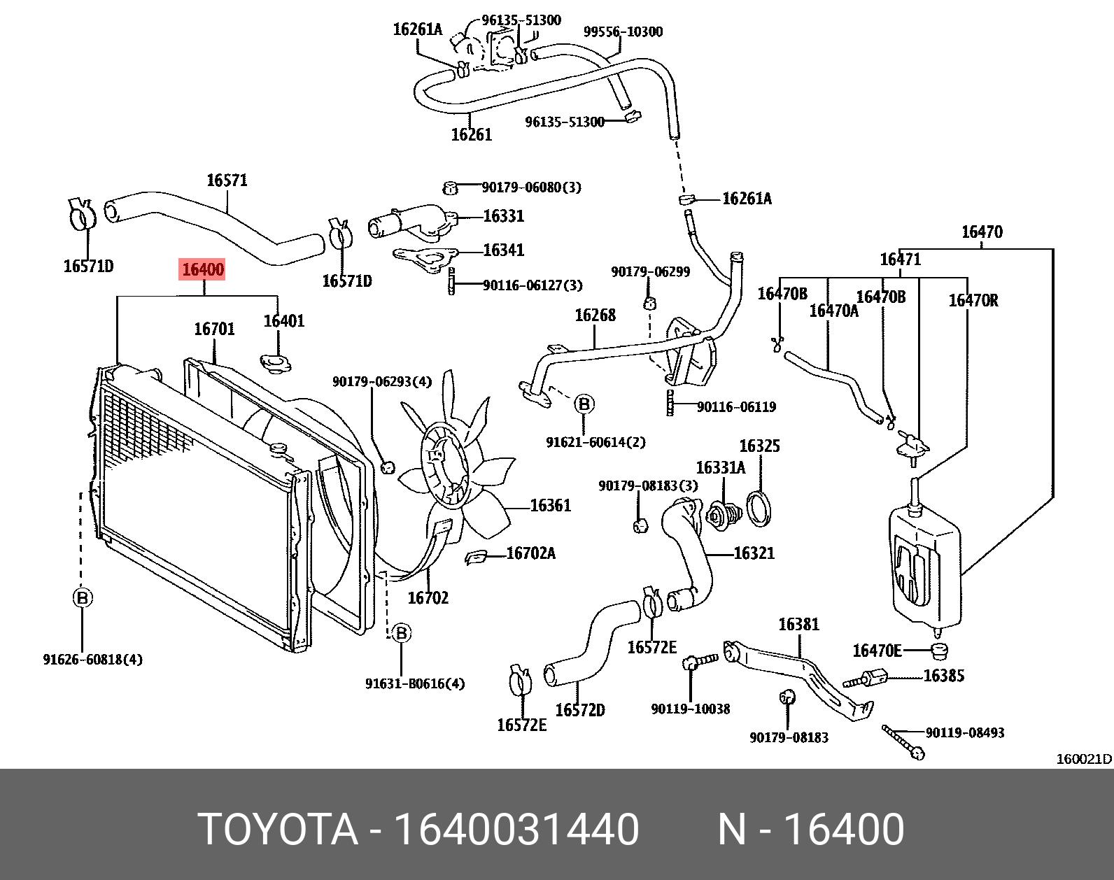 Lexus IS250 06-13 RADIATOR PA16 - 16400-31440 | Spare Parts Shop ...